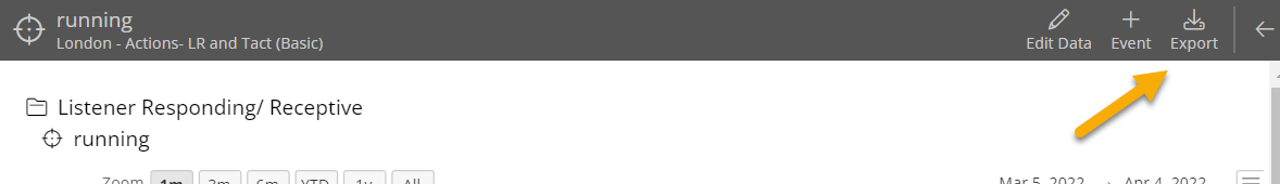 Exporting Data (Session Note Reports, Note Data, Session Reports, Learner Data)